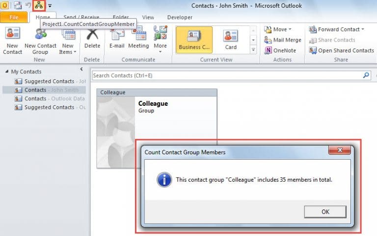 2 Methods to Count the Members in Your Outlook Contact Group