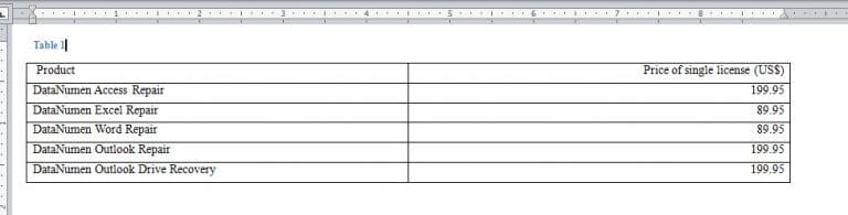 2 Quick Ways to Auto Fit Tables to Contents or Page in Your Word Document
