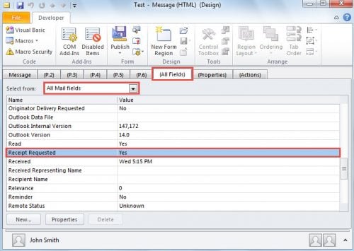 How to Auto Request Read Receipt When Sending Specific Emails in Outlook