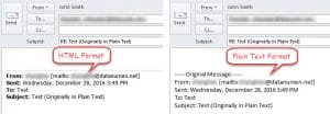 2 Methoden, um in Outlook immer im HTML-Format zu antworten