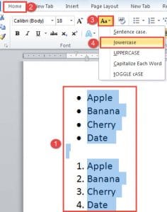 6 Useful Tips for Bulleted or Numbered Lists in Your Word Document