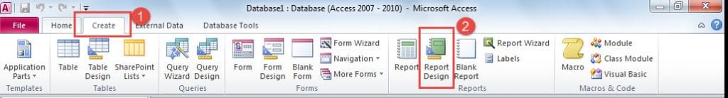 How to Add Multiple Queries in One MS Access Report