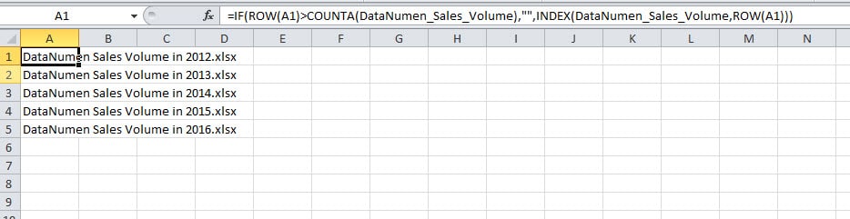 2 Methods To Copy The List Of All File Names In A Folder Into Your 