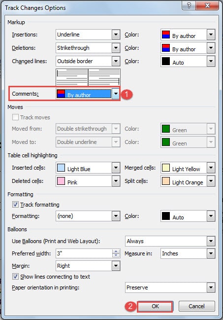 Microsoft Word Insert Comments In Balloons Startuplikos