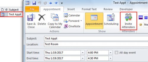 How to Convert a Meeting into an Appointment with Outlook VBA - Data Recovery Blog