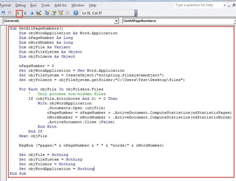 2 Quick Ways To Count The Total Number Of Pages And Words For Multiple Word Documents