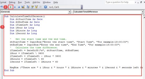 2 Quick Ways to Get the Difference between Two Dates or Times via Word VBA