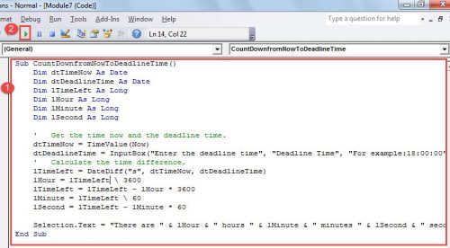 2 Quick Ways to Insert the Days or Time Left before a Deadline in Your ...