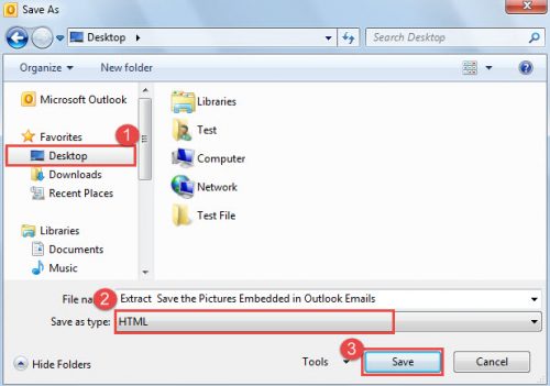 2 Means to Extract and Save the Pictures Embedded in an Outlook Email