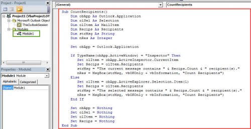 2 Methods To Count The Number Of Recipients In An Outlook Email