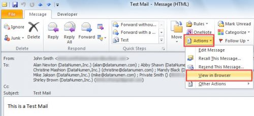 2 Methods to Print Outlook Emails without the Recipient Information ...
