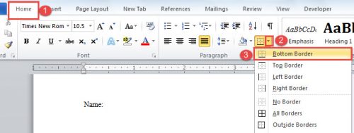 How to Create Fillable Underline in Word: 11 Methods [2025]