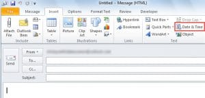 How to Auto Insert Current Date or Time into Email Subject or Body with ...