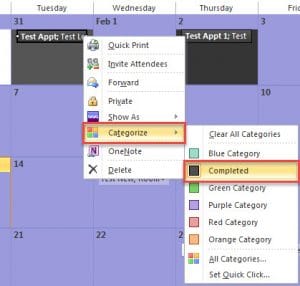 2 Quick Methods to Mark Outlook Appointments as Completed