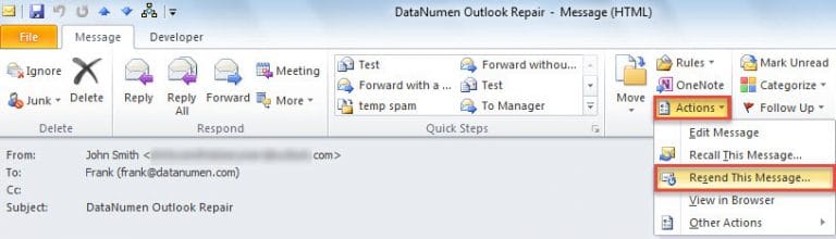 2 Quick Tips to Redirect an Email in Your Outlook