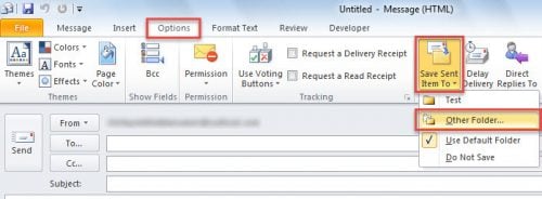 How to Auto Save Specific Sent Emails to a Specific Folder with Outlook VBA