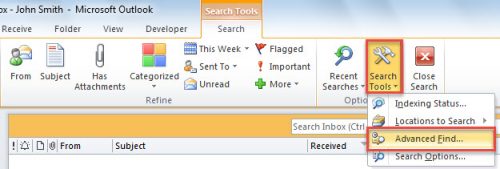 2 Quick Methods to Search for the Emails without a Subject in Outlook