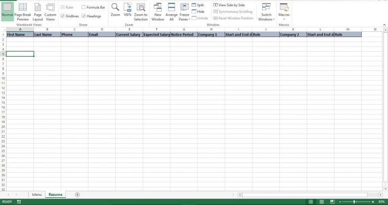 How to Create Your Own Resume Reader with Excel VBA