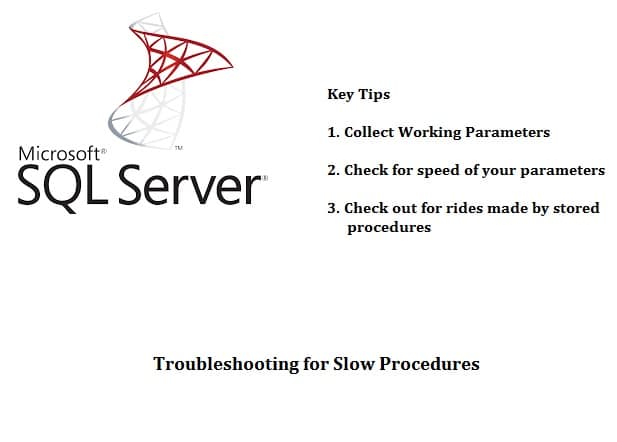 6 Quick Tips to Troubleshoot a Slow Procedure in SQL Server 6 Quick Tips to Troubleshoot a Slow Procedure in SQL Server