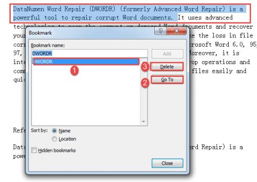2 Correct Ways to Change a Bookmark Name in Your Word Document
