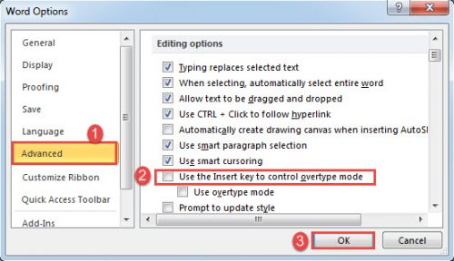 3 Ways to Prevent You from Accidentally Switching to Overtype Mode in Word