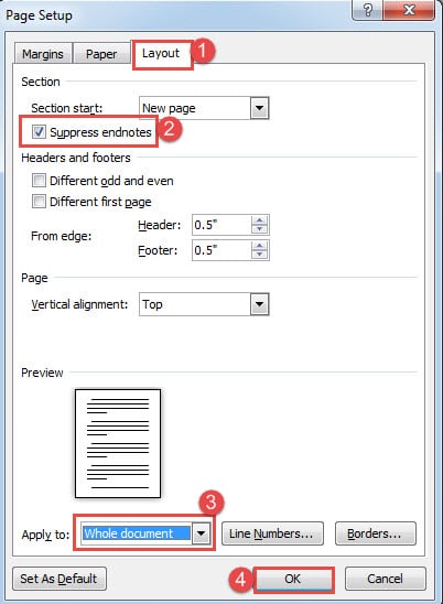 How To Change The Margins In Word Endnotes Daxjax