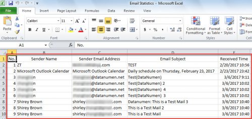 How To Auto Export Information Of Incoming Emails To An Excel File With Outlook Vba