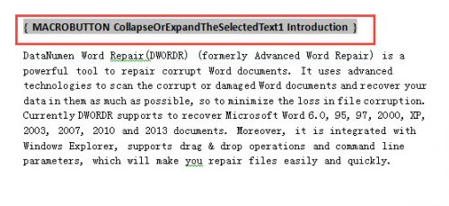 2 Smart Ways to Collapse or Expand Parts of Your Word Document