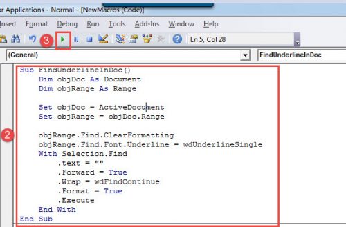 2 Quick Ways to Search for Underlined Texts in Your Word Document