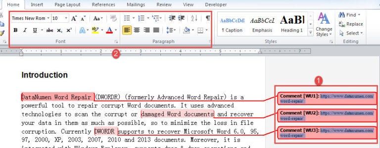 3 Methods to Change the Comment Text Style in Your Word Document
