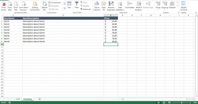 How to Create an Automated Shopping Cart in Excel Workbook