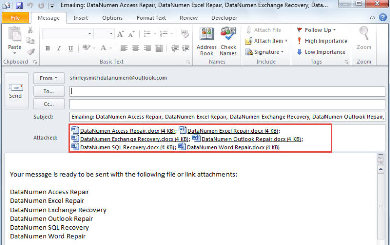 3 Quick Methods to Attach All Files in a Local Folder to an Outlook Email