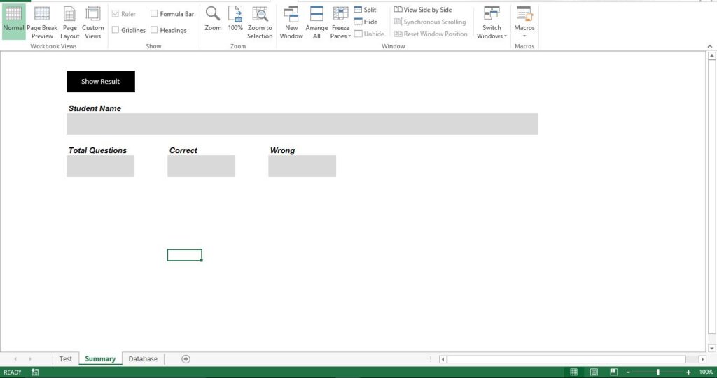 How to Make a Multiple Choice Exam Sheet in Excel