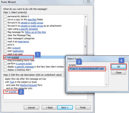 2 Quick Tips to Auto Mark Specific Incoming Meetings as Private in Outlook