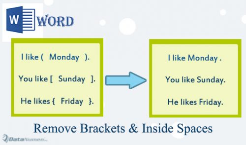 2 Ways to Batch Delete Brackets and Inside Spaces in Your Word Document