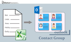 2 Methods to Create a Contact Group from a List of Contacts in an Excel ...