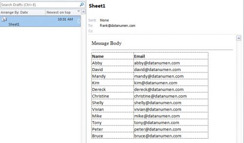 2 Quick Methods to Send an Excel Worksheet as an Outlook Email