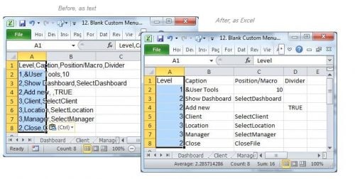How to Create Customized Menus in Your Excel Worksheet via VBA