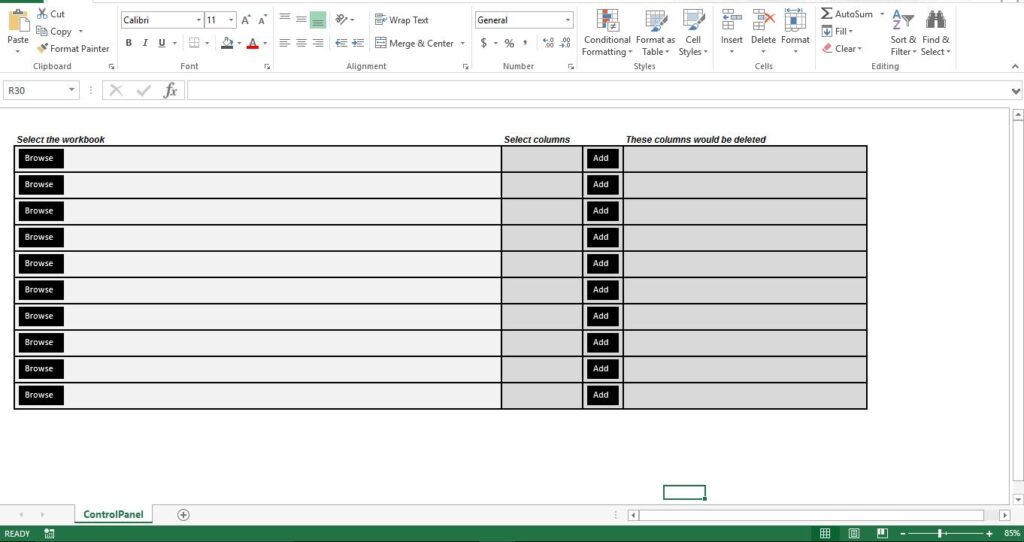 How To Batch Delete Columns In Multiple Excel Workbooks