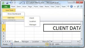 How to Create Customized Menus in Your Excel Worksheet via VBA - Data Recovery Blog