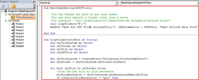 How To Batch Open Multiple Outlook Pst Files At Once In Your Outlook