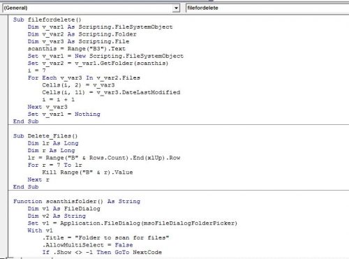 How To Batch Delete Multiple Unwanted Or Unused Files With Excel Vba