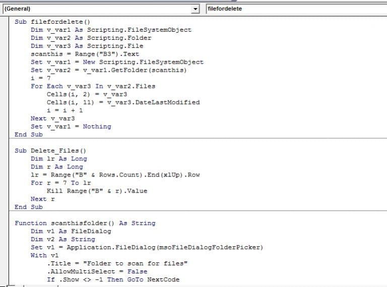 How to Batch Delete Multiple Unwanted or Unused Files with Excel VBA