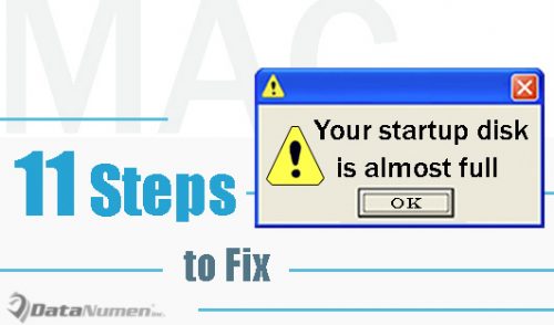 11 Easy Steps to Fix “Your startup disk is almost full” Error on Mac System