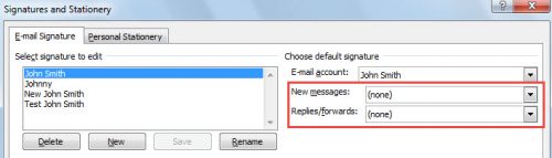 How to Auto Select Different Signatures for Different Recipients in ...