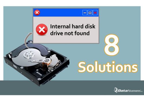 8 Solutions to "Internal hard disk drive not found" Error