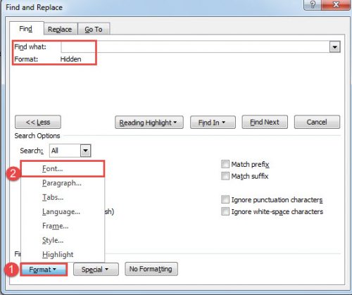 4 Easy Ways to Find Hidden Texts in Your Word Document