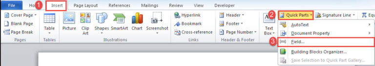3 Quick Ways to Insert the Created or Last Modified Date into Your Word ...