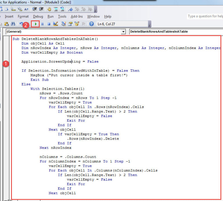 3 Fast Ways to Delete Blank Rows and Columns in Your Word Table