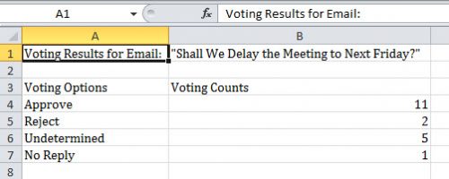 How to Quickly Export Voting Statistics from an Outlook Email to an ...
